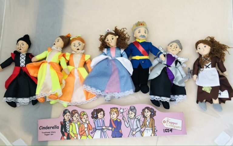 Traditional Story Sets - Cinderella - Finger Puppets - Derbyshire Toy ...